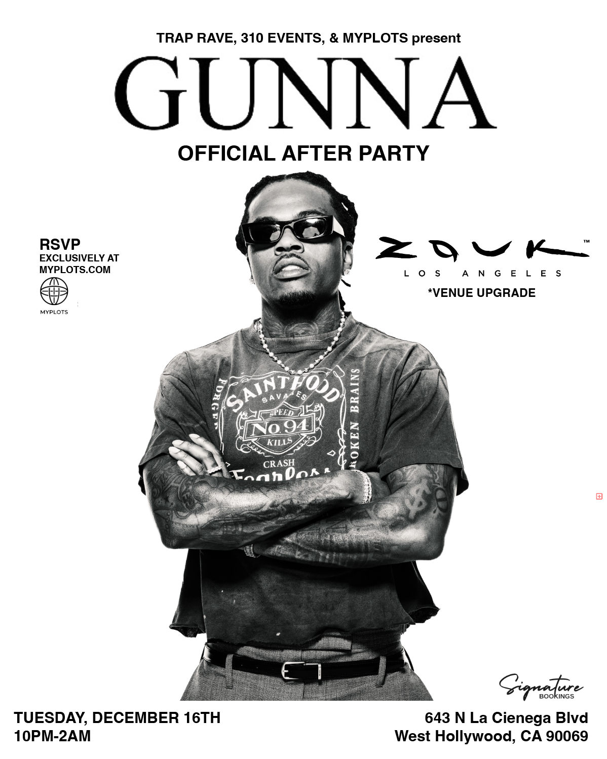 Official Gunna LA After Party at Zouk LA