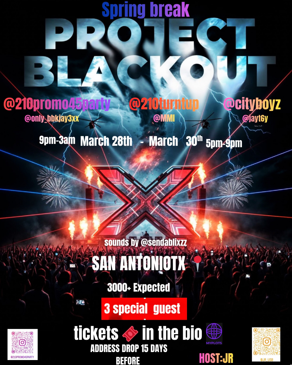 SAN ANTONIO TX SPRING BREAK BLACKOUT EVENTS 🎉🔥