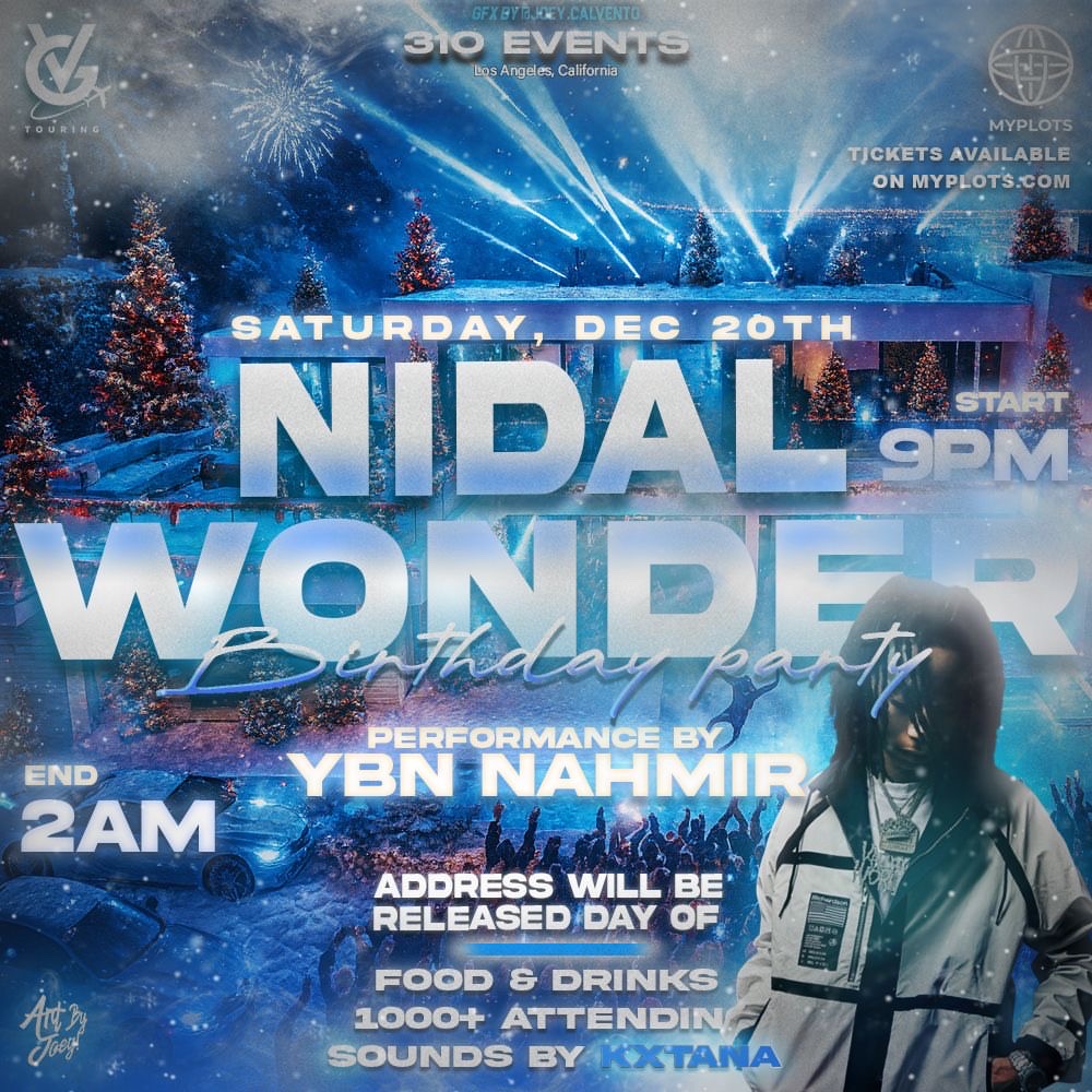 Nidal Wonders Birthday Mansion Party ️🎂